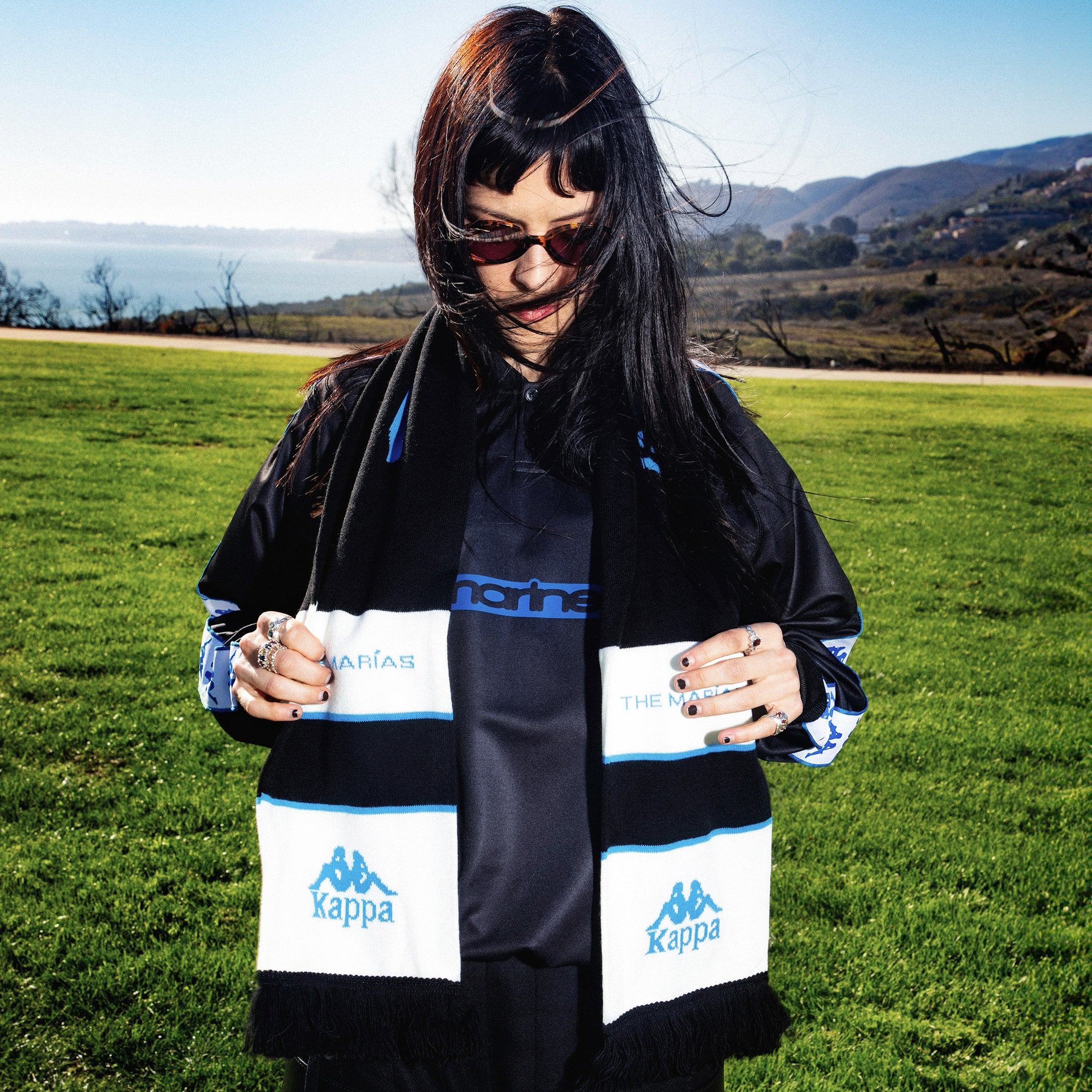 Submarine Kappa Scarf (White) – The Marias