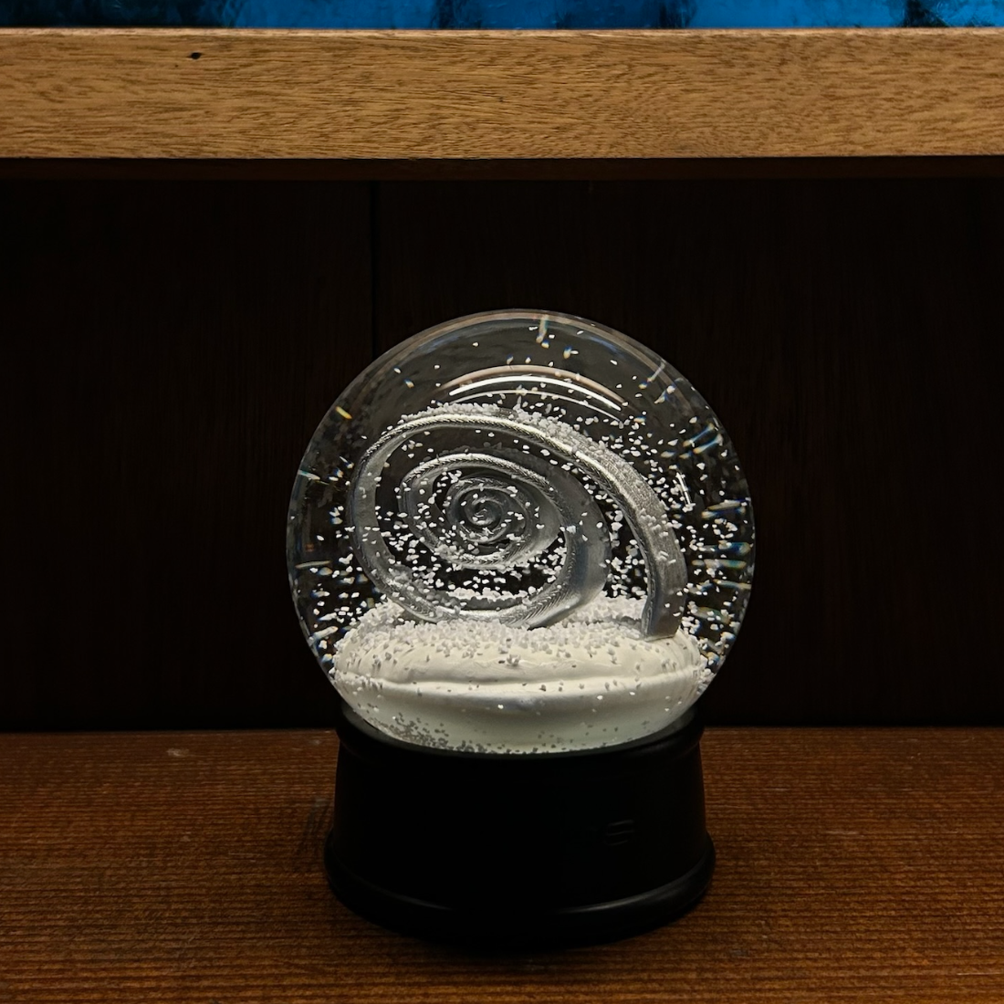 submarine swirl snow globe – The Marias